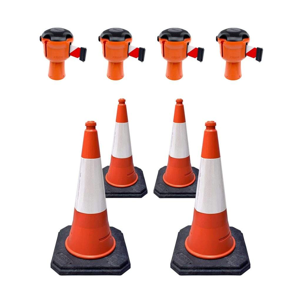 Skipper 36m cone top retractable barrier kit (KIT12) - Skipper™