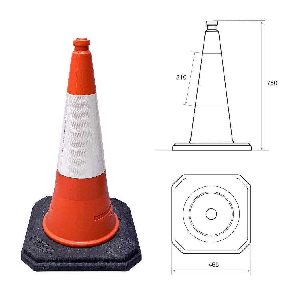 Skipper 36m cone top retractable barrier kit (KIT12) - Skipper™